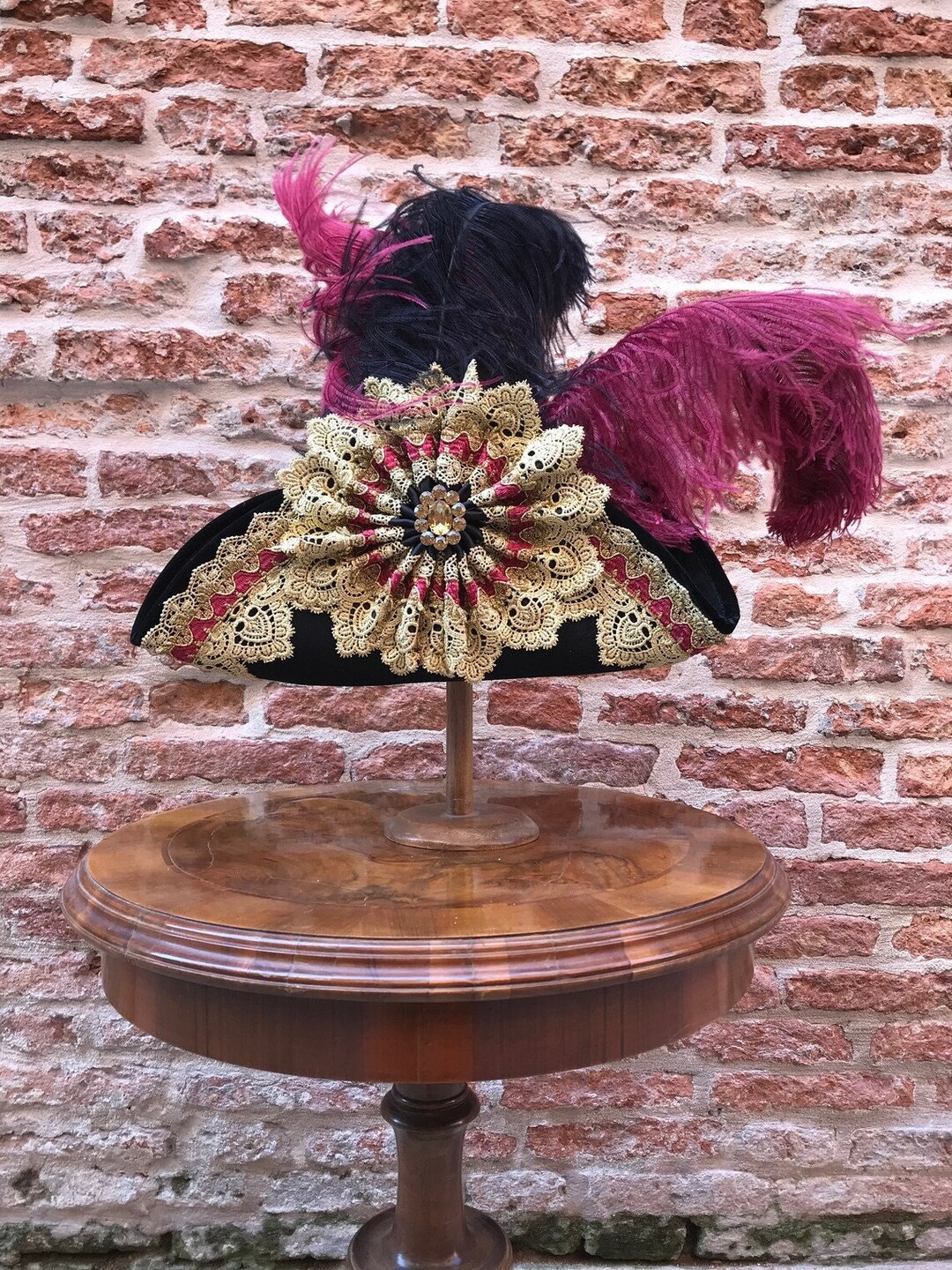 Decorated Tricorn,historical Hat - Etsy