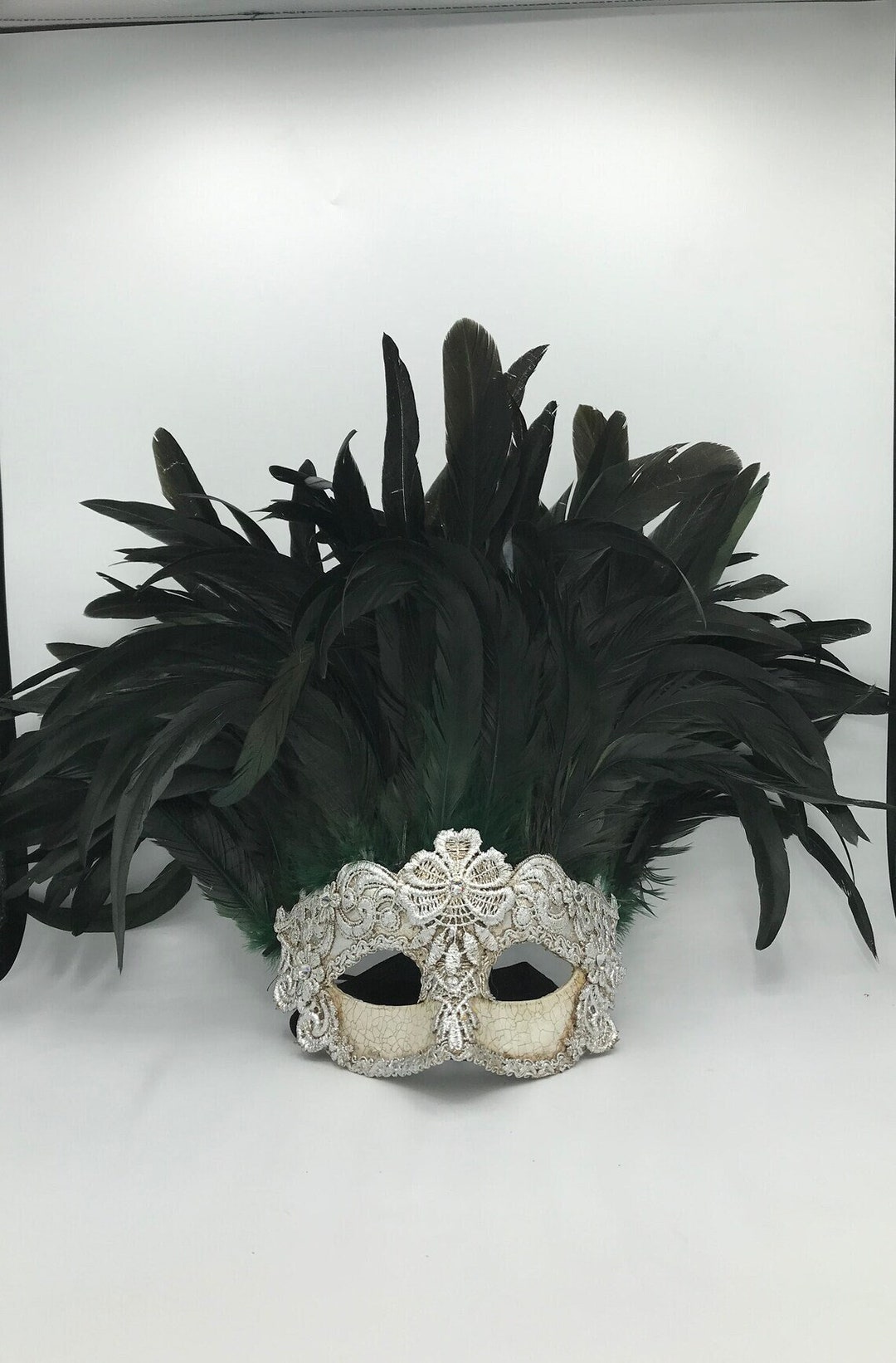 Venetian Mask, Inca Macrame Silver Leaf, Original Mask - Etsy