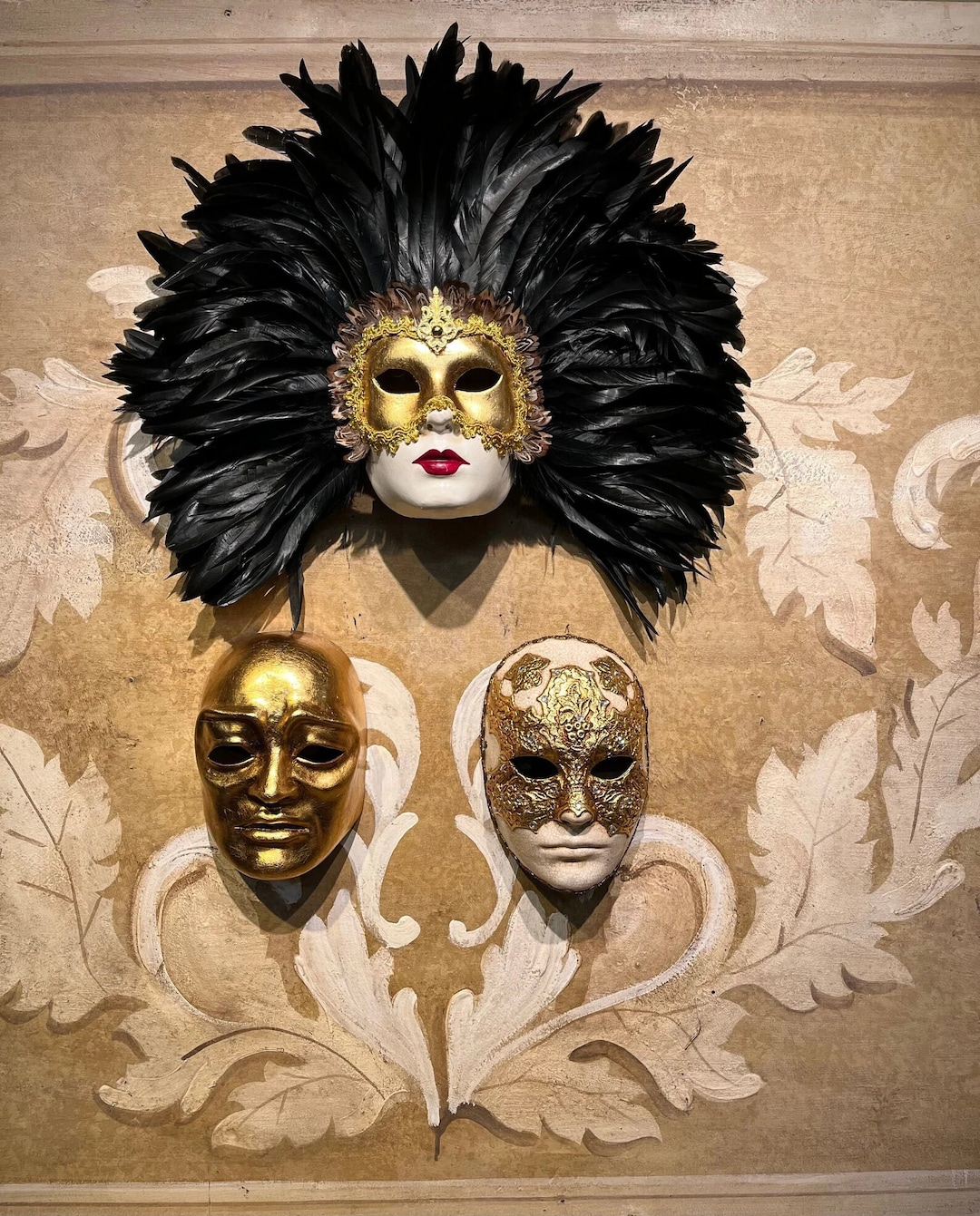 Venetian Mask,three Eyes Wide Shut Masks,original Masks - Etsy UK