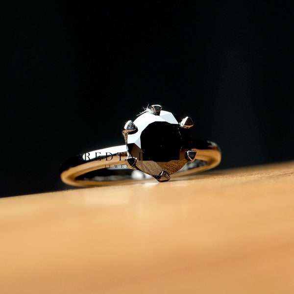 Simple Diamond Ring - Etsy