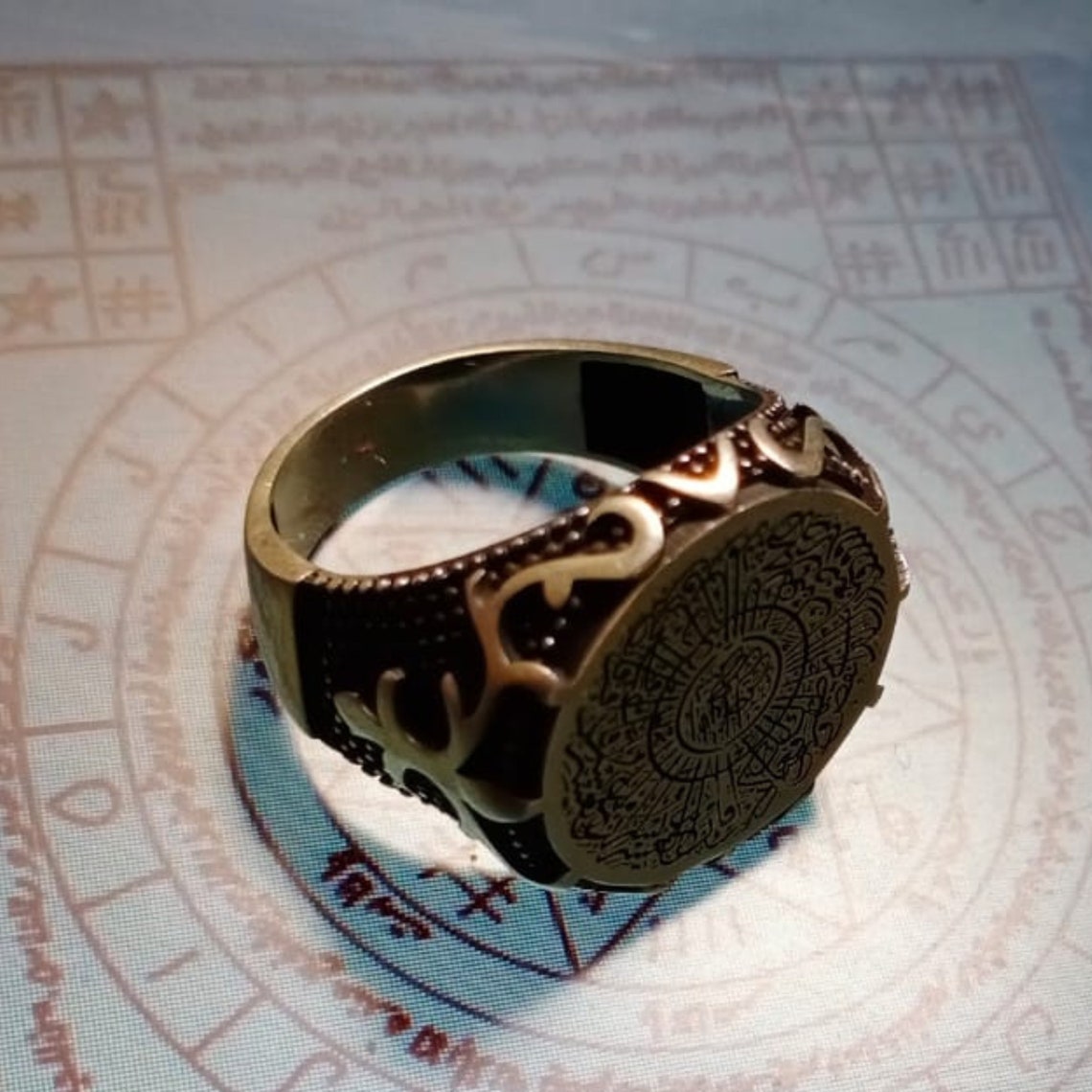 Solomon Djinn Magic Ring of Command - Etsy