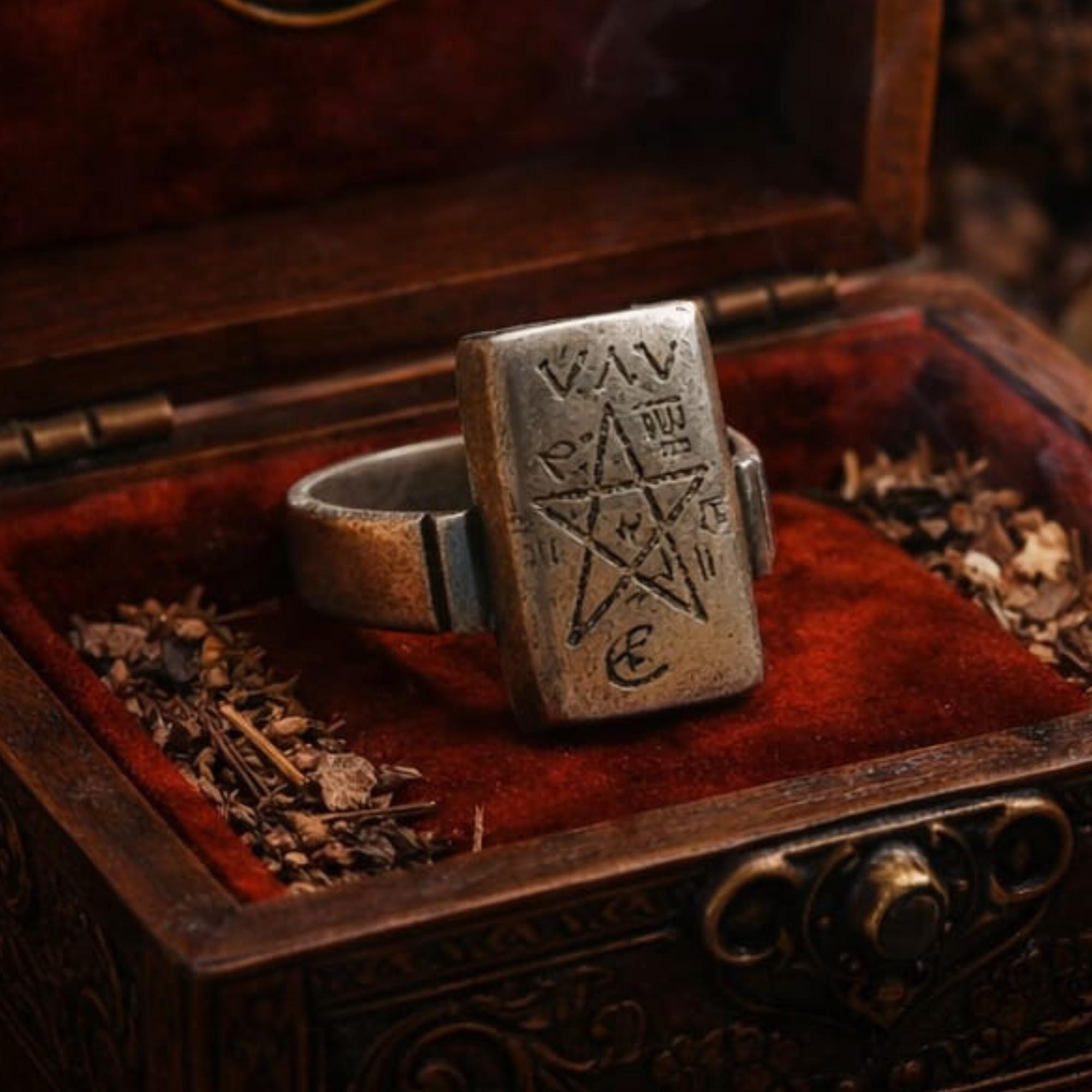Solomon, Djinn Magic Ring of Command - Etsy