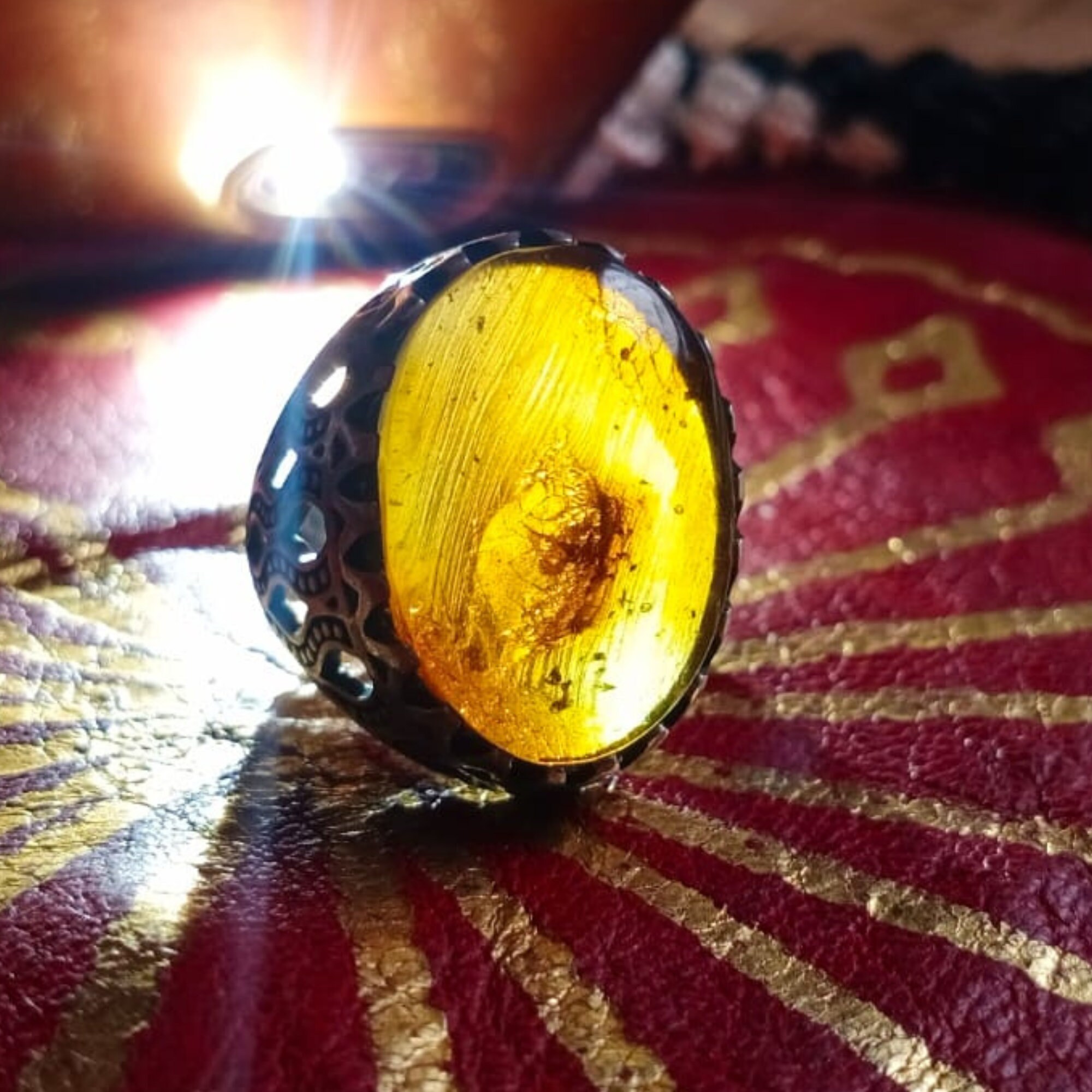 Djinn Ring of Prophecy, Divination, Good Fortune and Knowledge Wealth ...