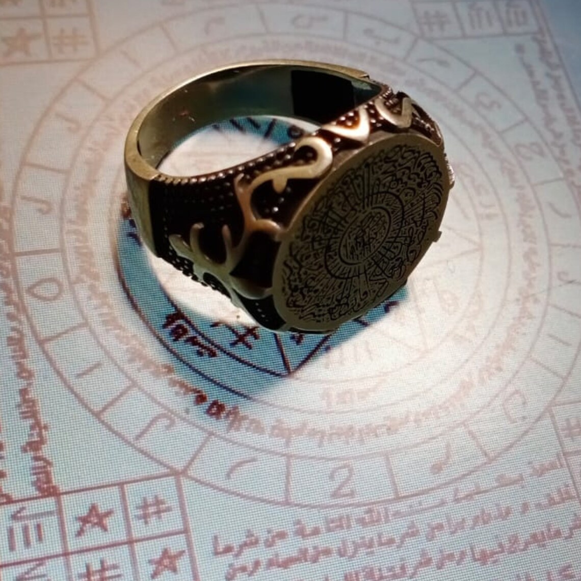 Solomon, Djinn Magic Ring of Command - Etsy