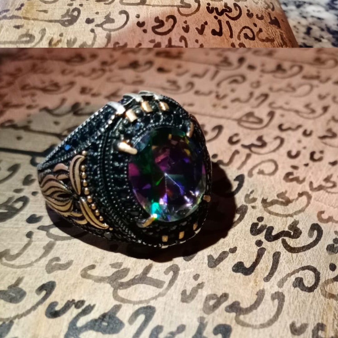 Djinn Ring of Prophecy, Divination, Good Fortune and Knowledge Wealth ...
