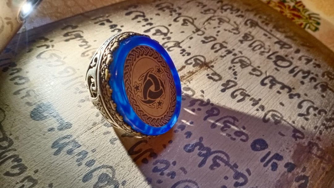 Powerful King Marid Djinn Ring of Wealth , Fortune and Prosperity - Etsy