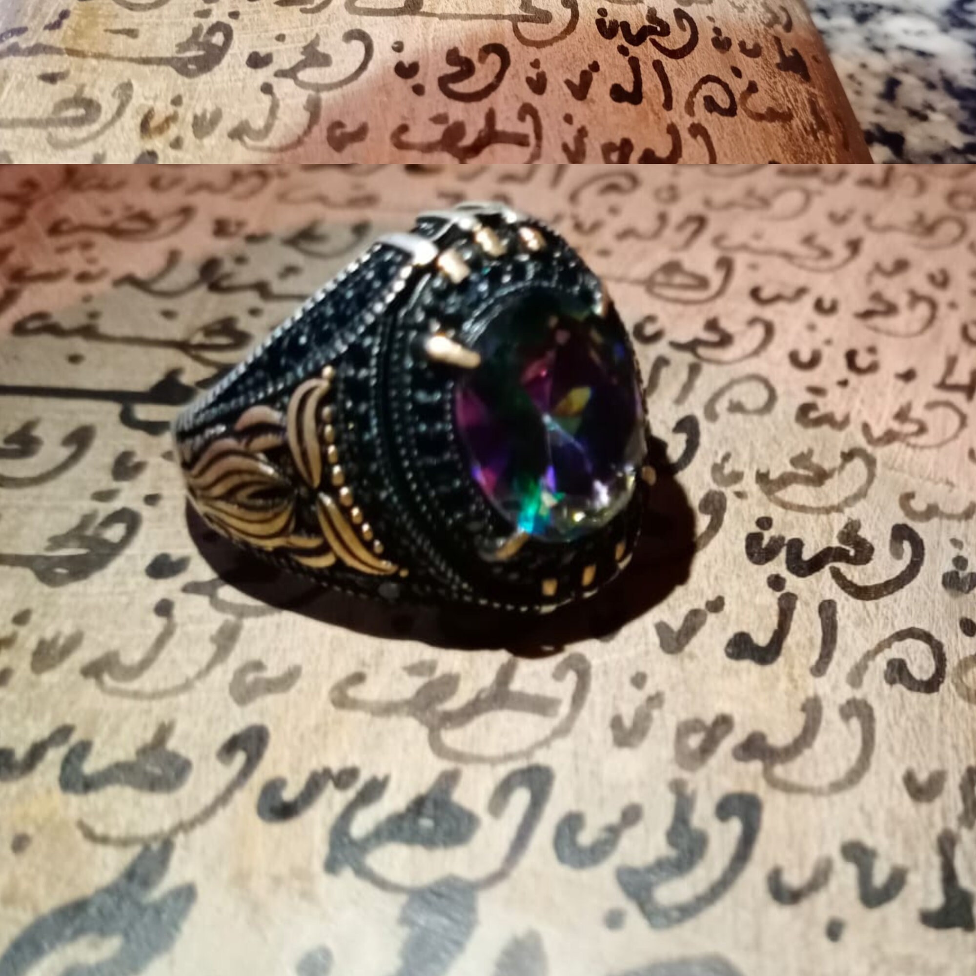 Djinn Ring of Prophecy, Divination, Good Fortune and Knowledge Wealth ...