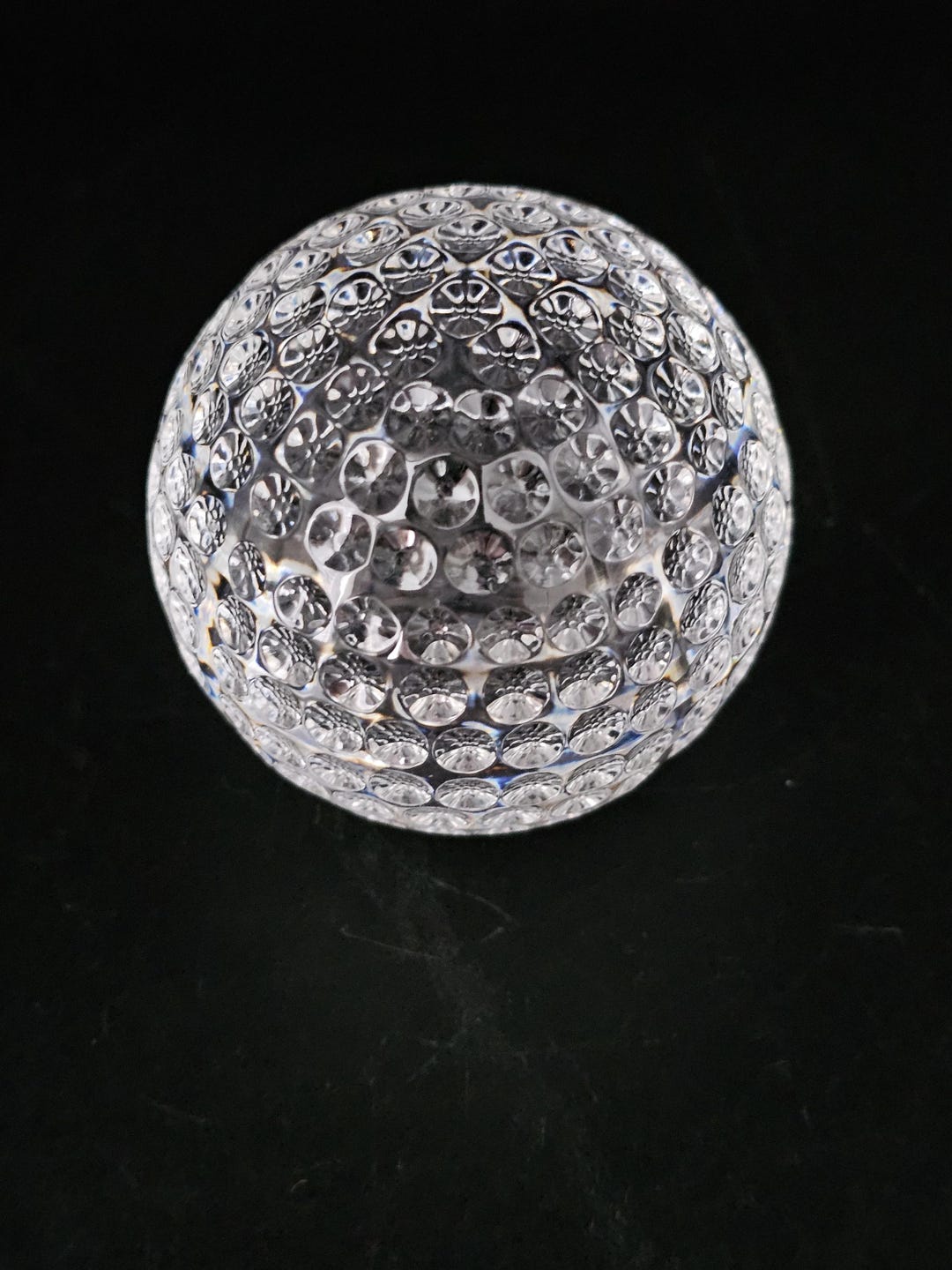 Waterford Crystal Golf Ball Paperweight - Etsy