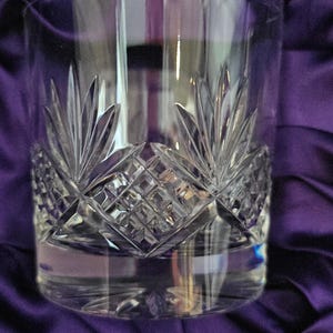 Edinburgh Crystal Finesse Pattern Set of 4 Whisky Tumblers. 9oz. Boxed ...