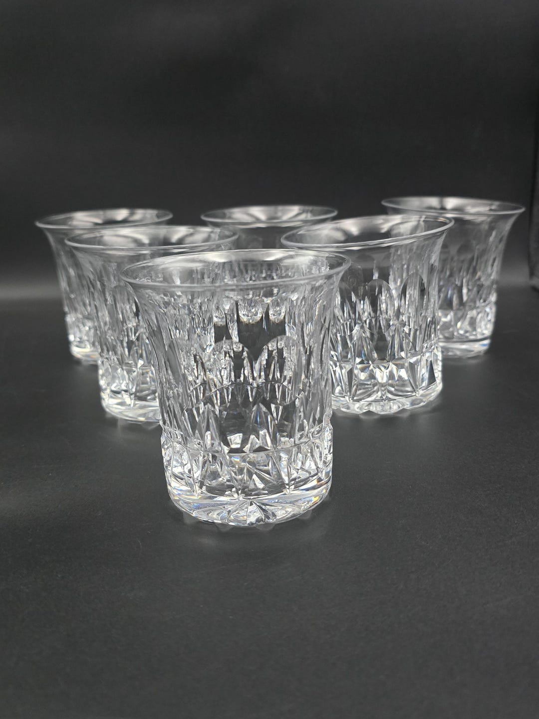 Set of 6 Tudor Crystal Raleigh Pattern English Crystal Tumblers 220ml ...