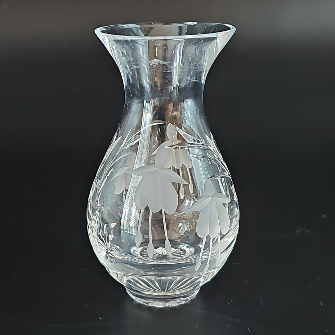 Mini Stuart Crystal Cascade Pattern Bud Vase, Boxed - Etsy