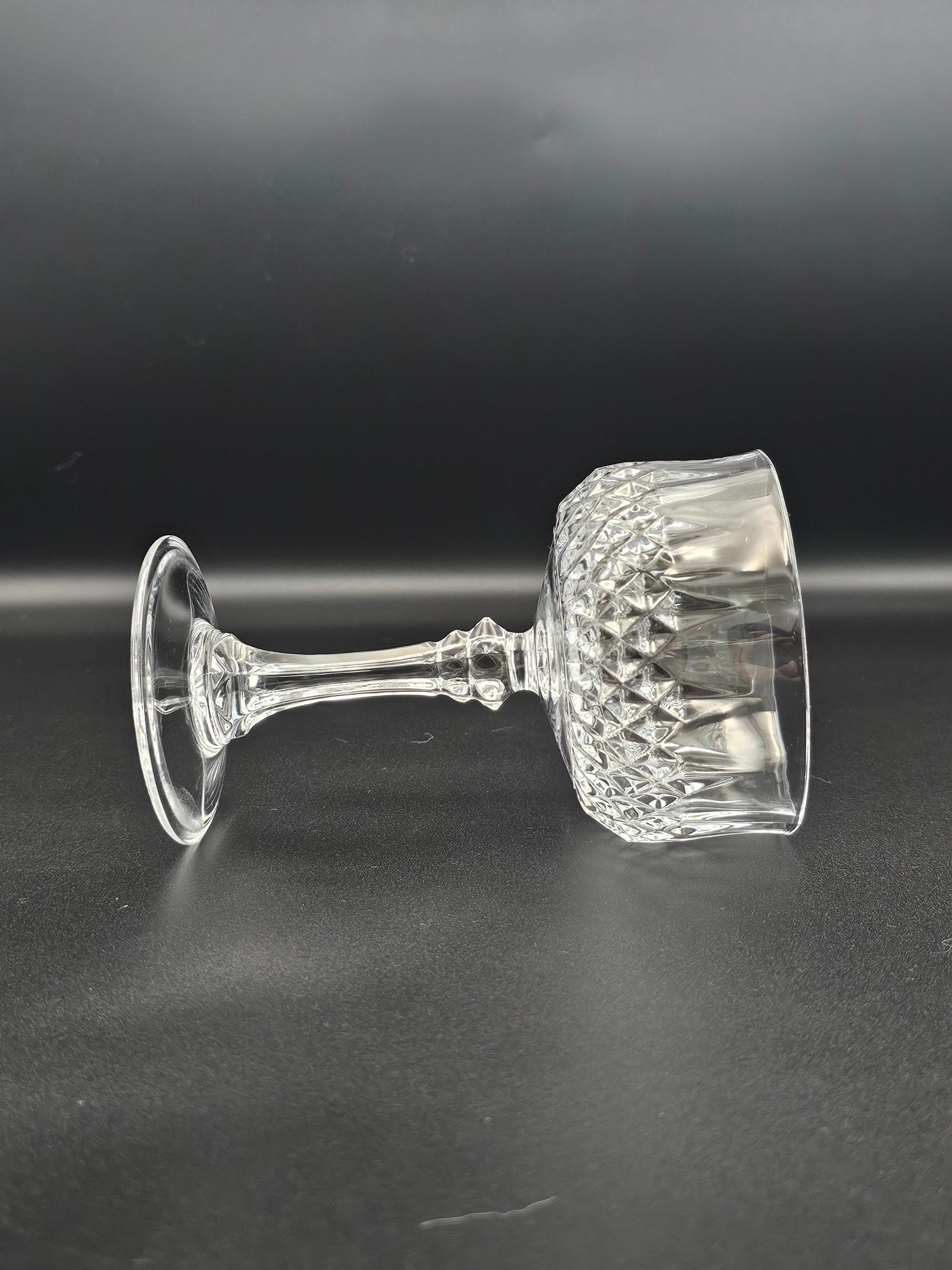 Set Of 5 Vintage Crystal Champagne Or Cocktail Coupe Glasses Etsy