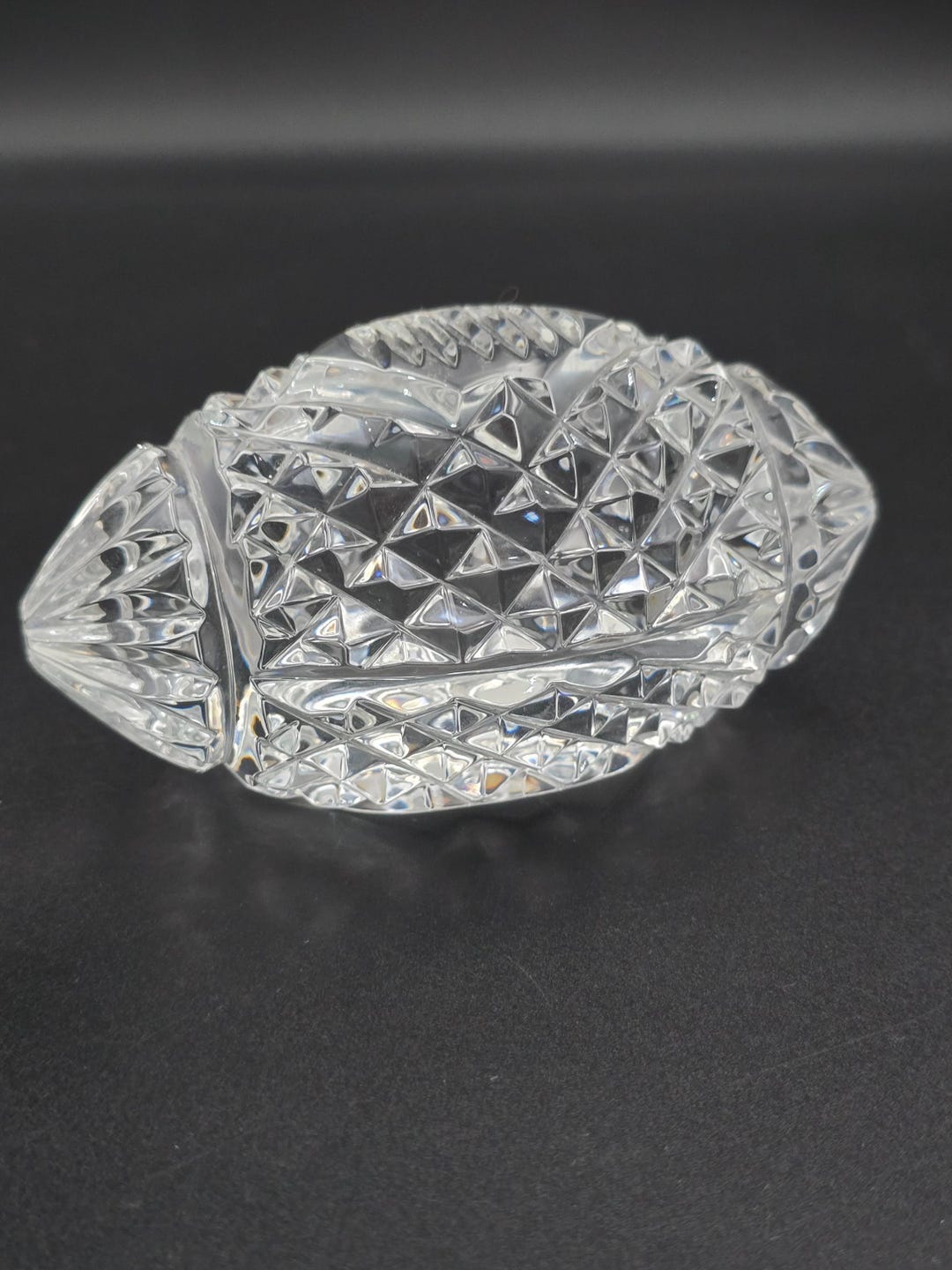Waterford Irish Crystal Football Paperweight - Etsy
