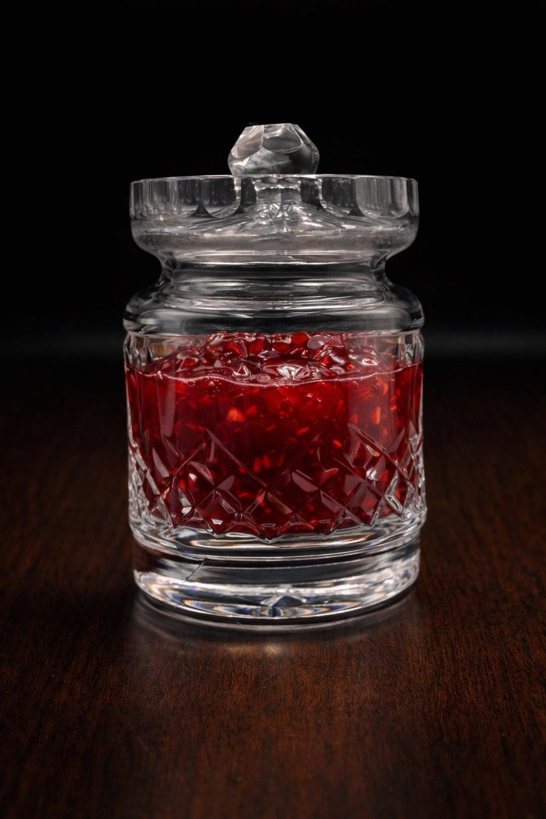 Vintage Waterford Crystal Jam Jar With Lid & Spoon – Star-cut Base ...