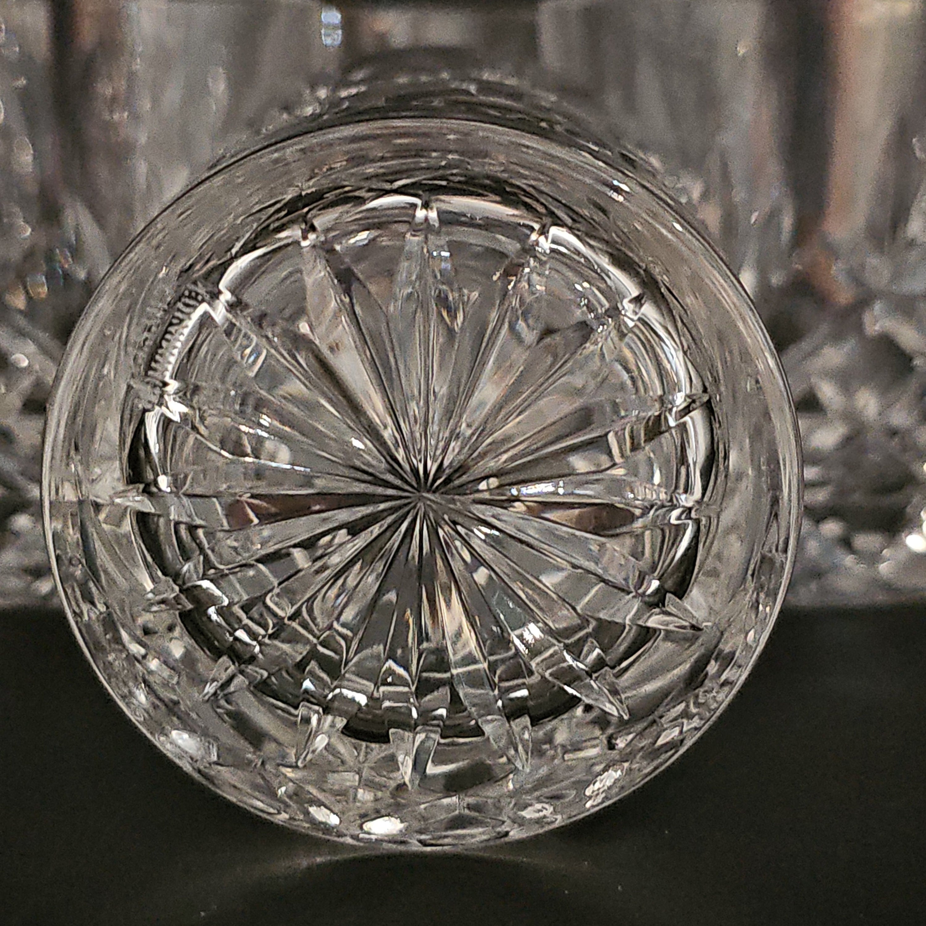Set of 4 Small Vintage Edinburgh Scotland Crystal Whisky Tumblers ...