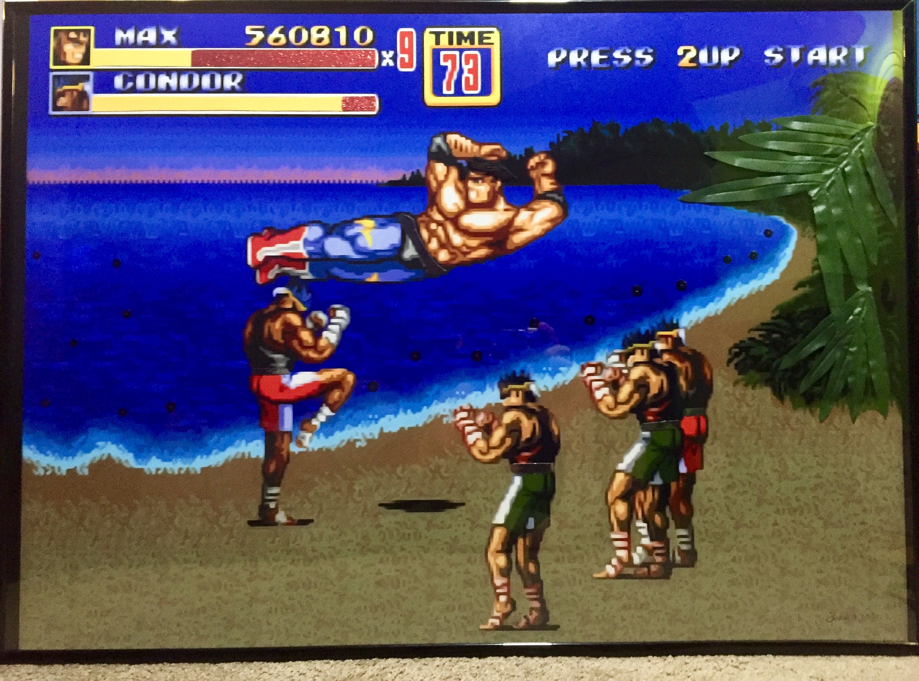 STREETS OF RAGE Sega Genesis Classic | Retro Hybrid Game Art | Large ...