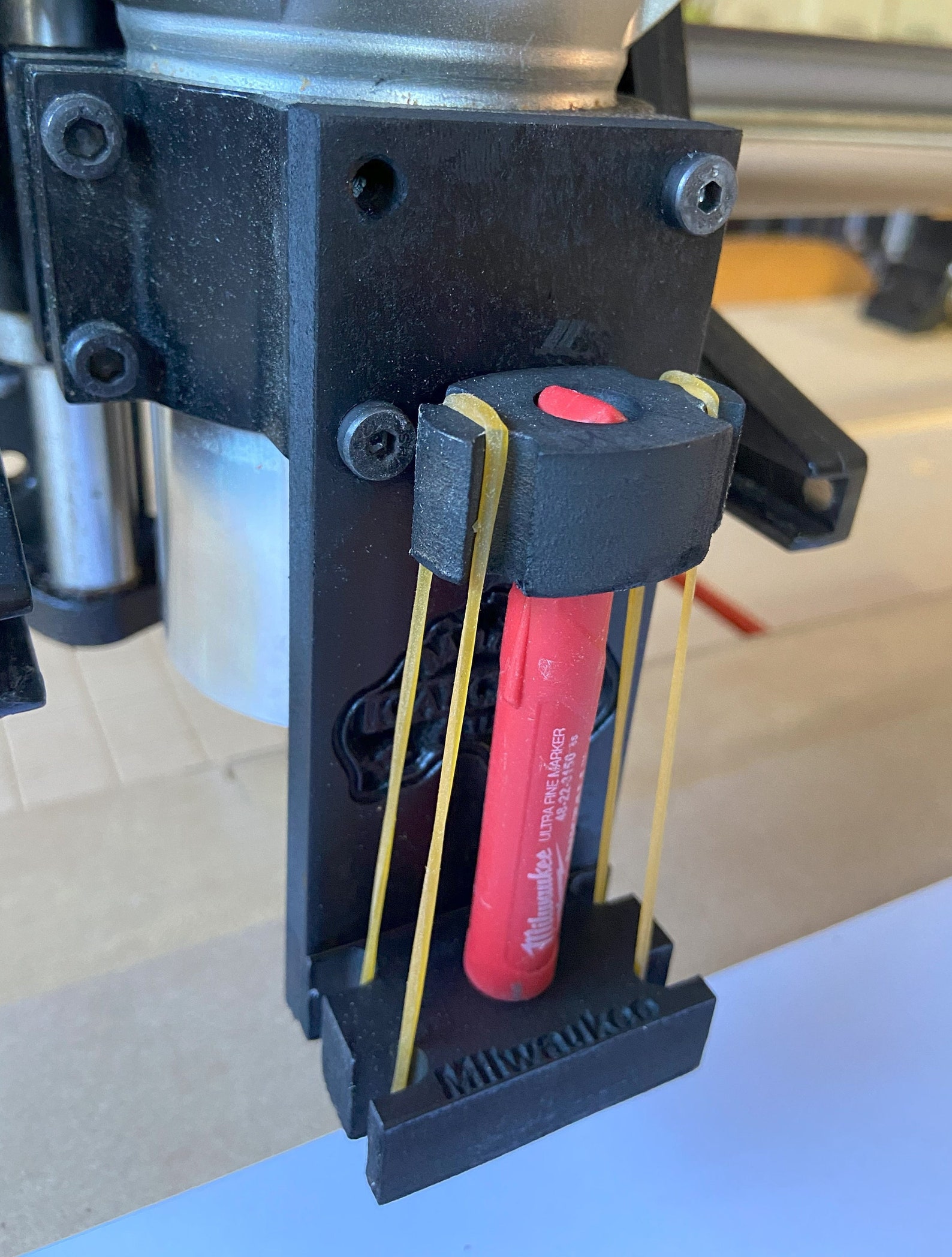 Onefinity CNC Pen Plotter Attachment, Marker/pencil Holder (digital ...