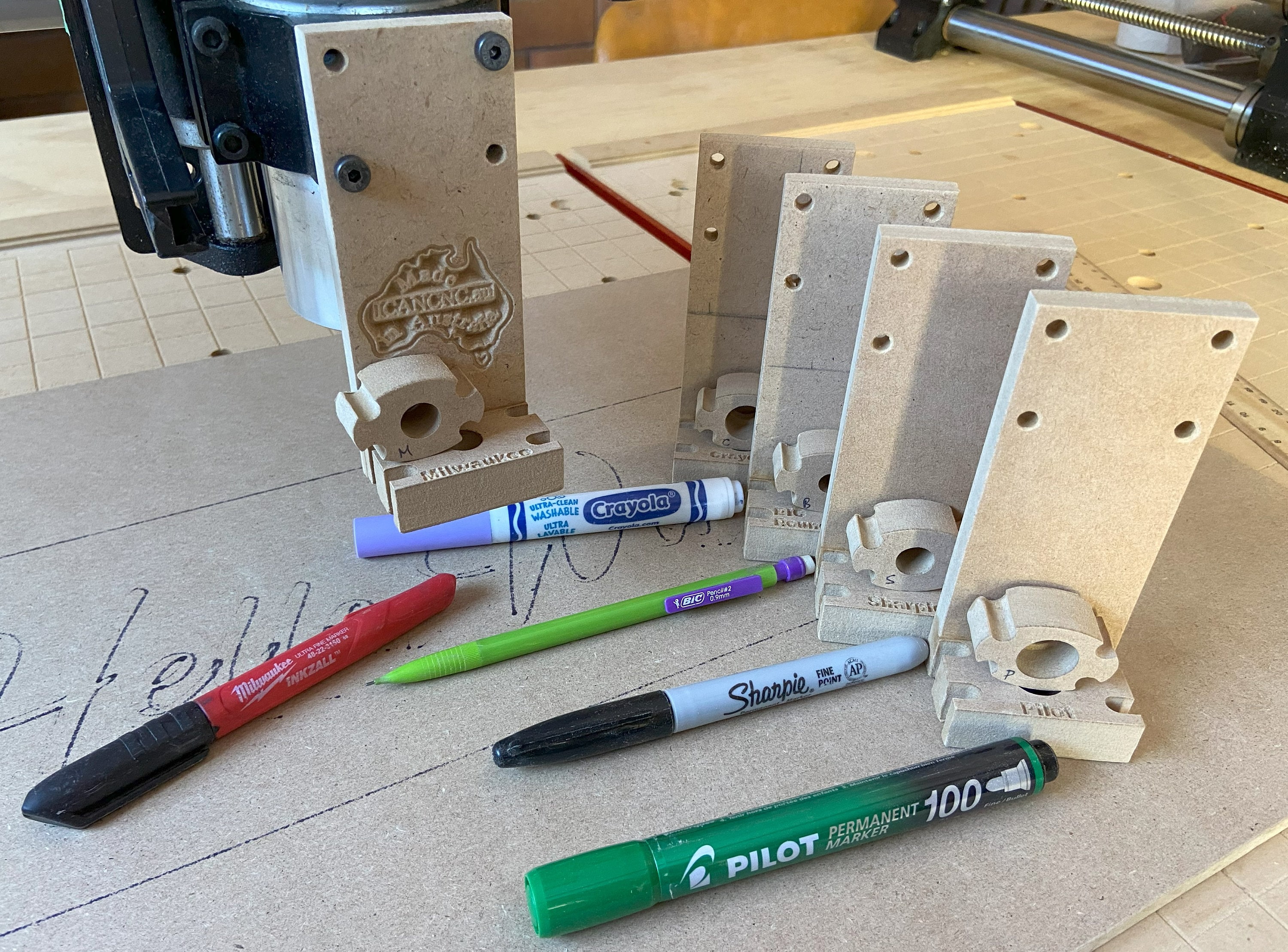 Onefinity CNC Pen Plotter Attachment, Marker/pencil Holder (digital ...