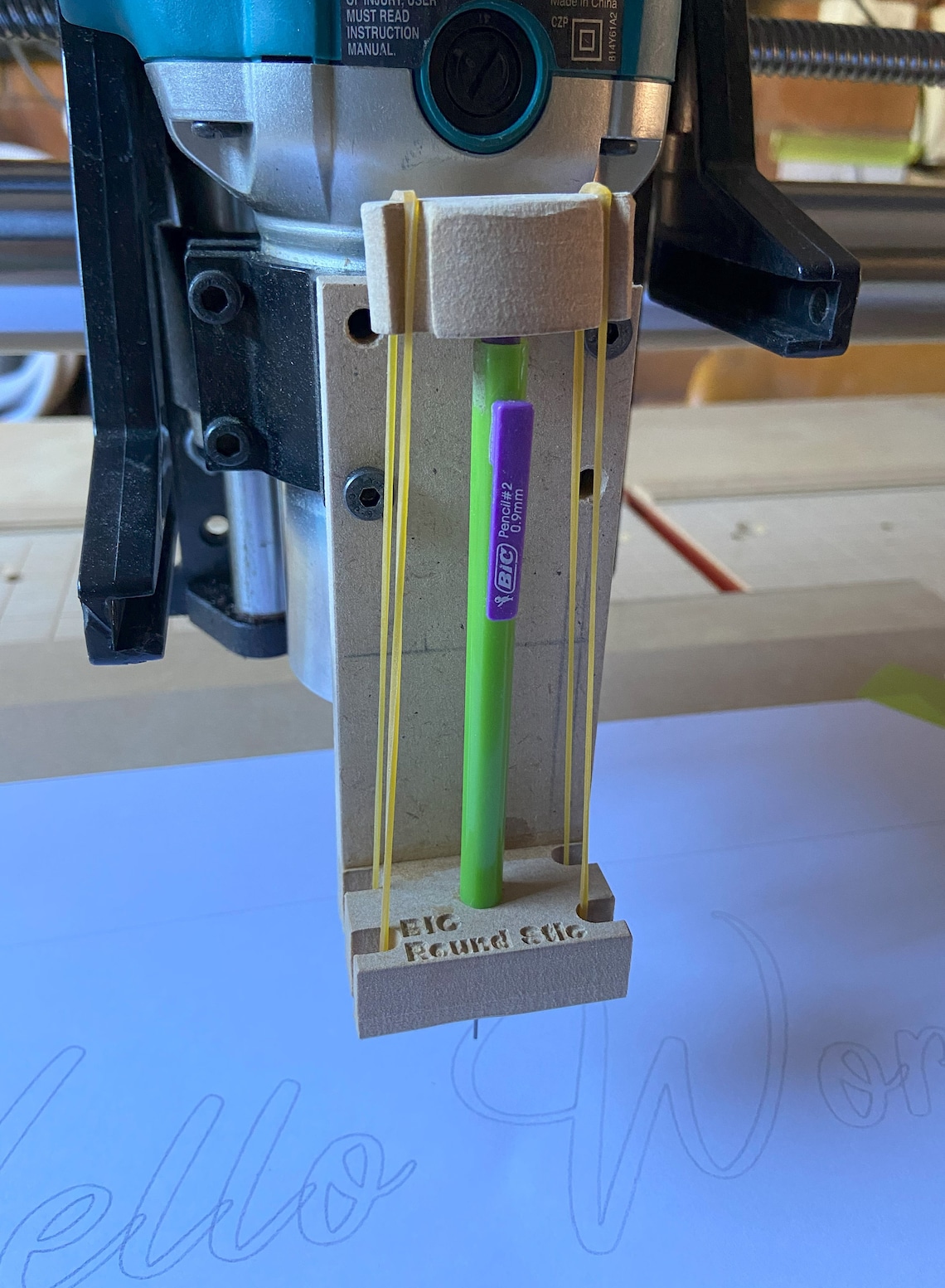 Onefinity CNC Pen Plotter Attachment, Marker/pencil Holder (digital ...