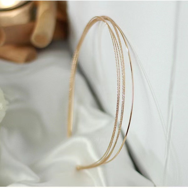 Gold Bridal Headband - Etsy