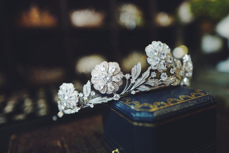 High Quality Royal Family Tiara Rose Tiara Flower Tiara - Etsy