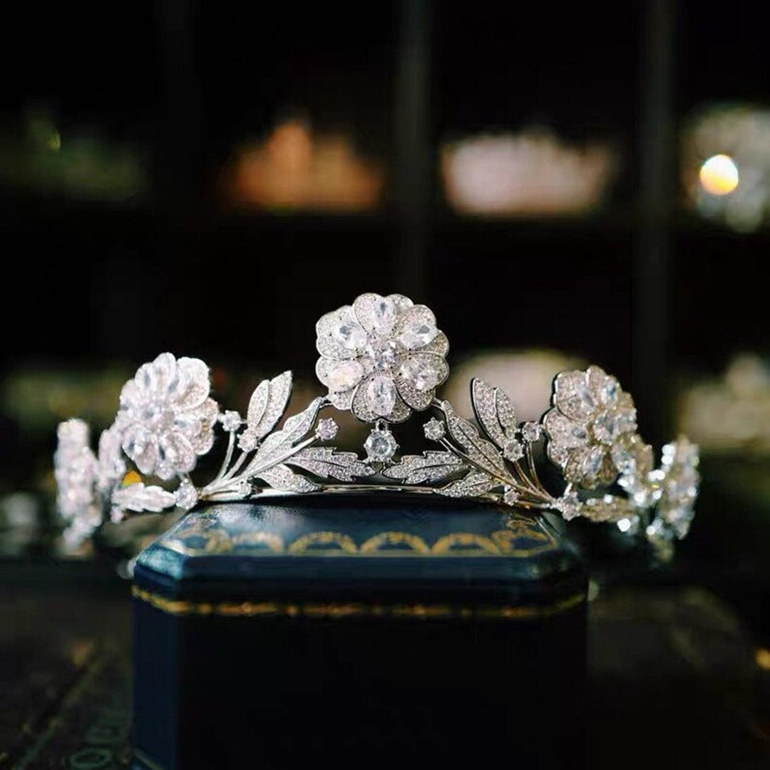 High Quality Royal Family Tiara Rose Tiara Flower Tiara - Etsy