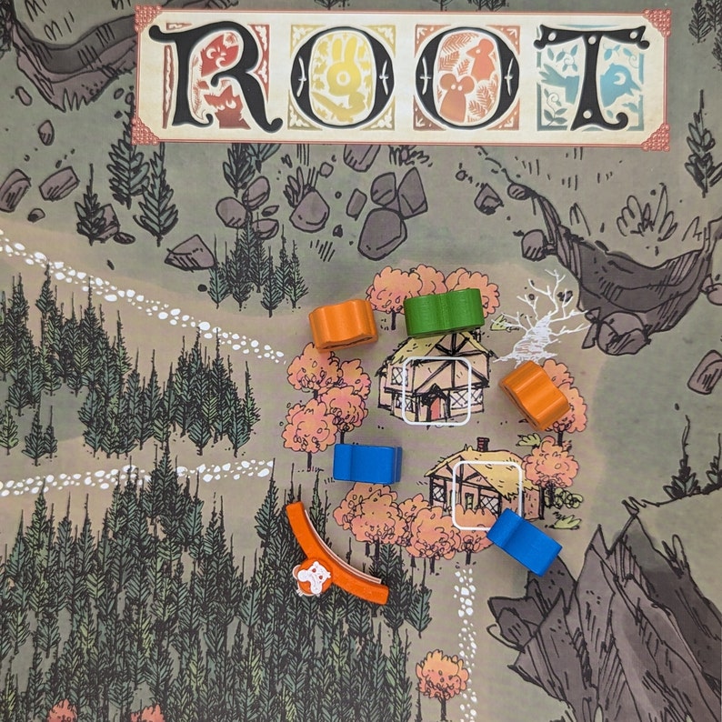 Root Board Game Clearing Marker Tokens - Etsy