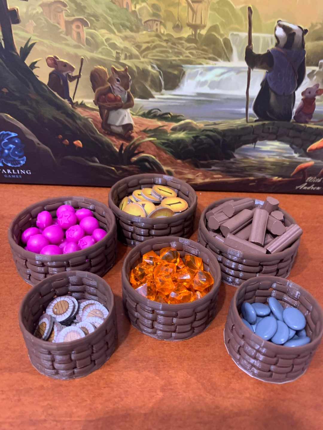 Everdell Deluxe Resource Containers - Everdell Expansions Holder ...