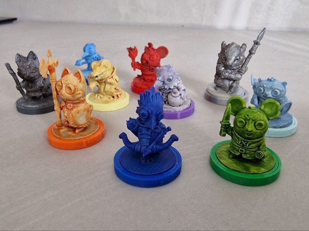Root Hanmade Painted Figures for Unofficial Root Tokens - Etsy