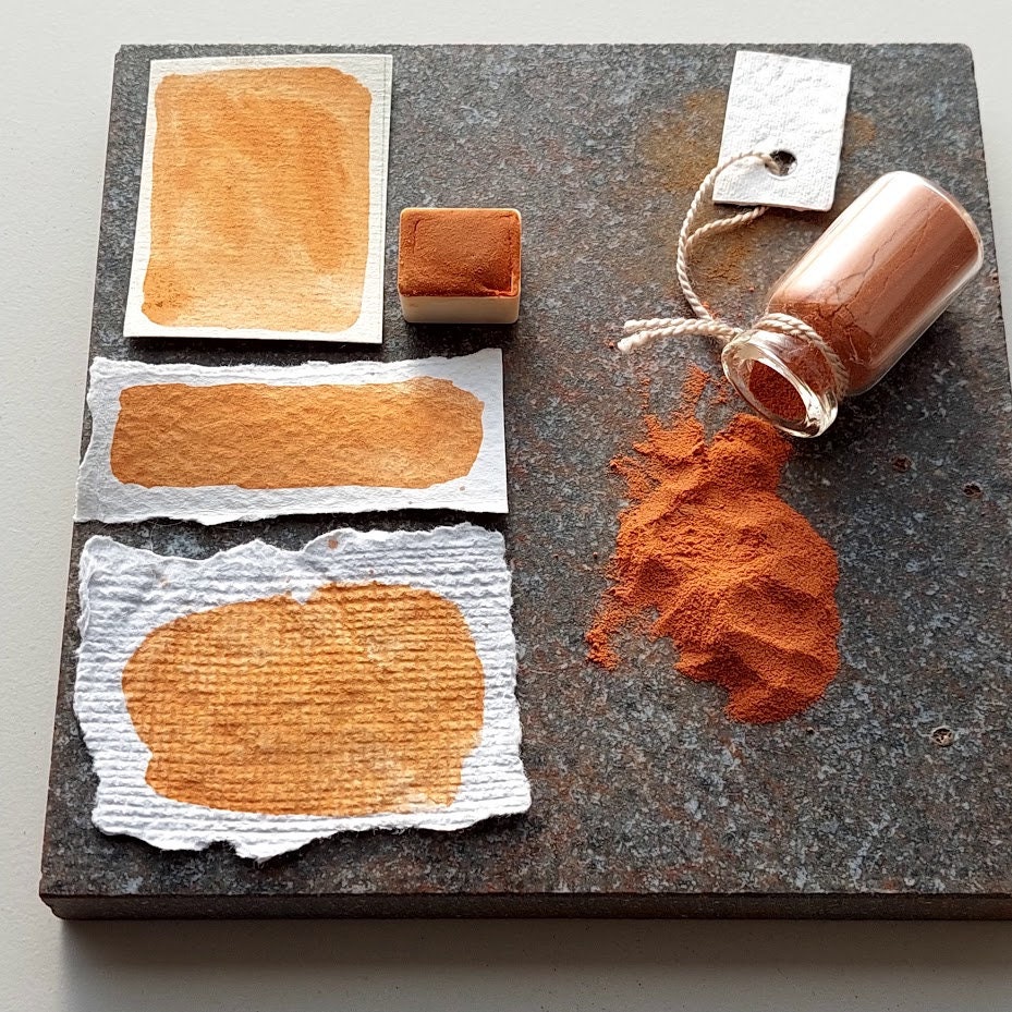 Natural Earth Pigment 60gm Red Pigment Handmade Watercolor Oil Paint ...