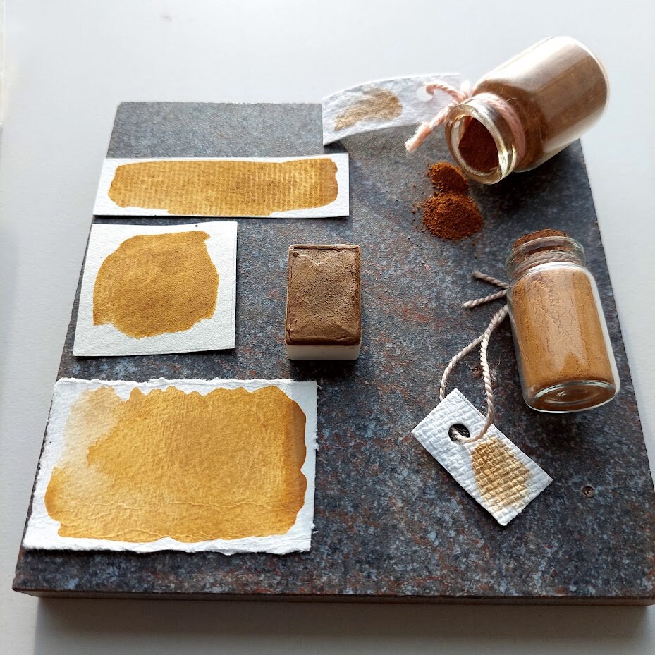 Natural Historical Earth Pigment 60gm Yellow Pigment Handmade ...