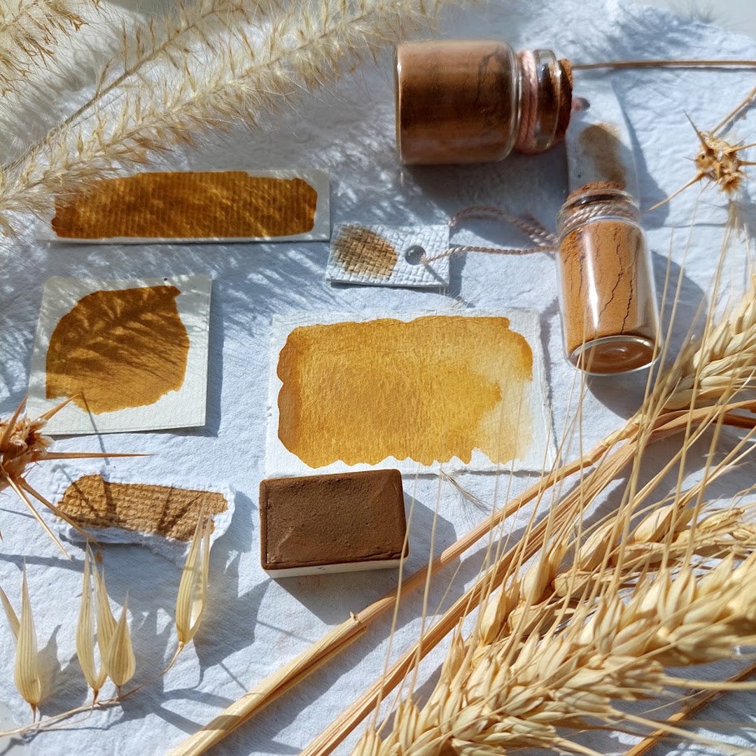 Natural Historical Earth Pigment 60gm Yellow Pigment Handmade - Etsy