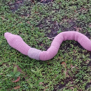 Earthworm Stuffed Animal, Giant Earthworm Nature Toy, Worm Stuffed Toy ...