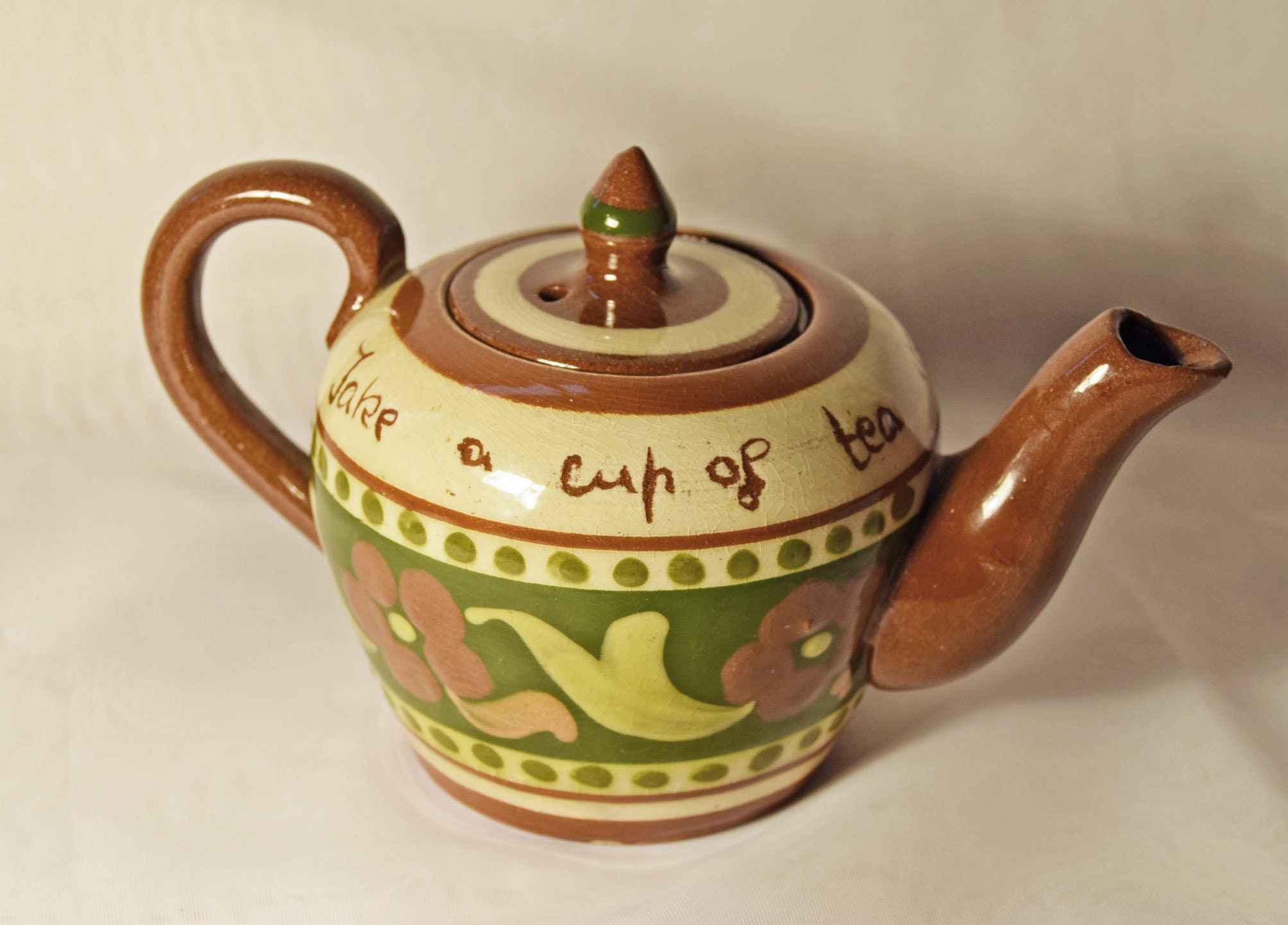 RARE FIND Devon Torquay Motto Ware Small Teapot - Etsy