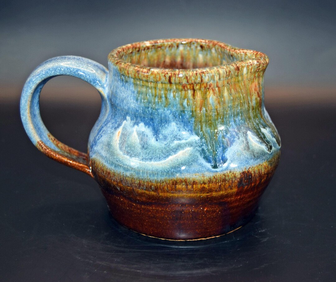 Forest of Dean Pottery Glazed Milk or Cream Jug by Peter Saysell - Etsy