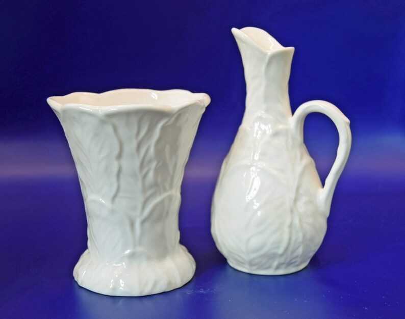 Coalport Countryware Cabbage Pattern Small Jug and Vase - Etsy