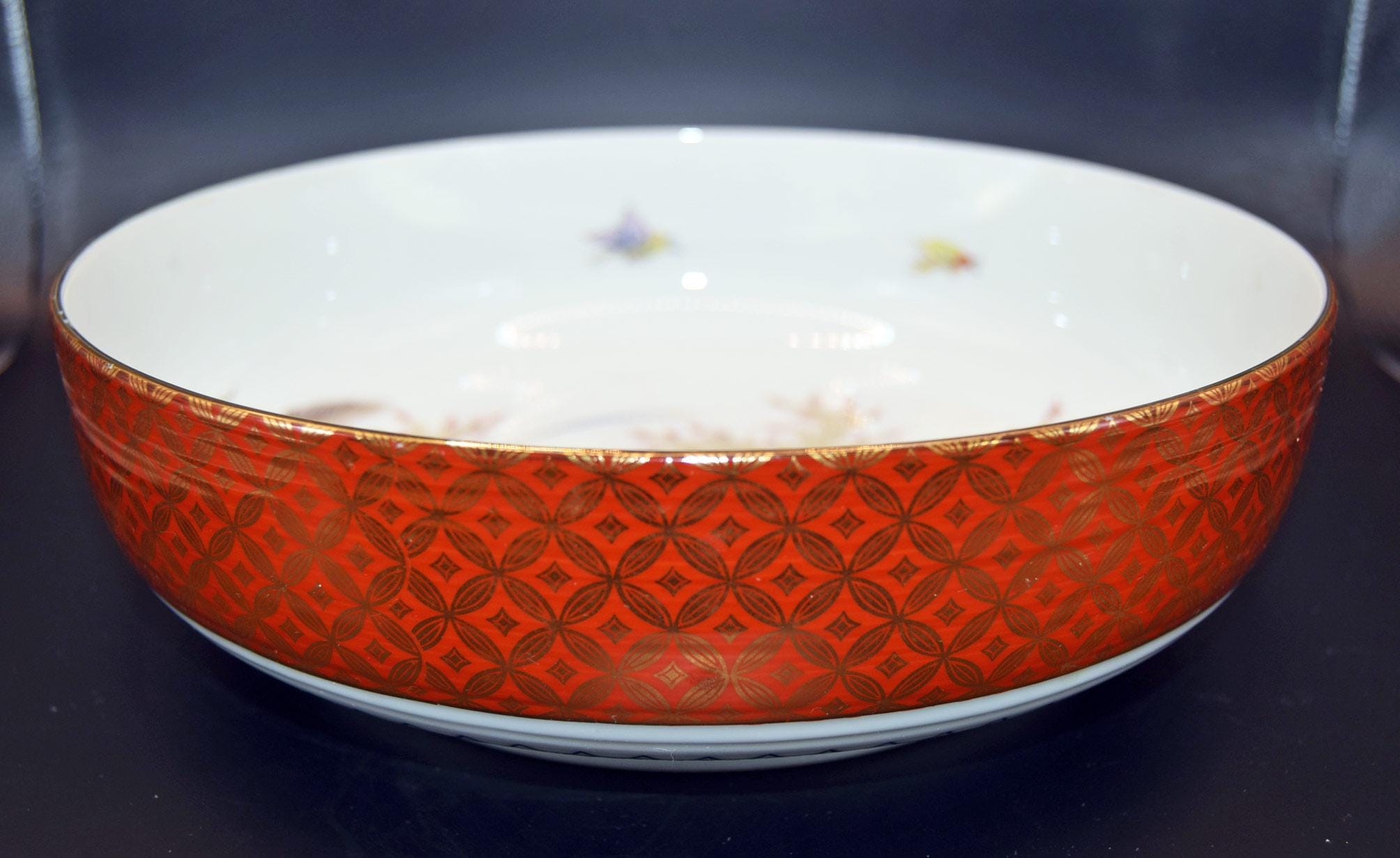 Japanese Shibata Toki Porcelain Floral Peony Bowl Vintage 1970s - Etsy