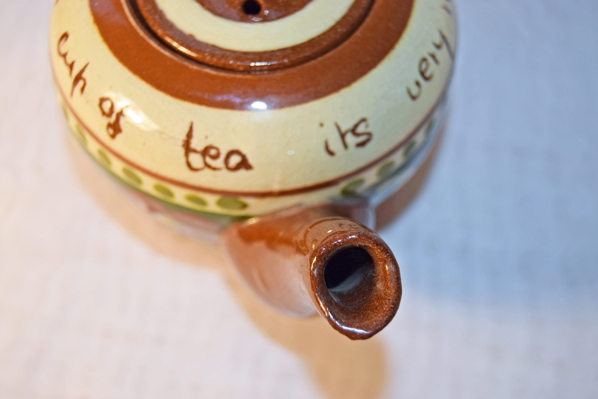 RARE FIND Devon Torquay Motto Ware Small Teapot - Etsy