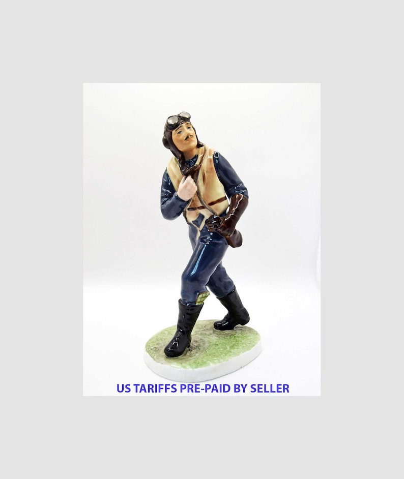 Rare Coalport RAF Airman From the King and Country Collection. Limited ...