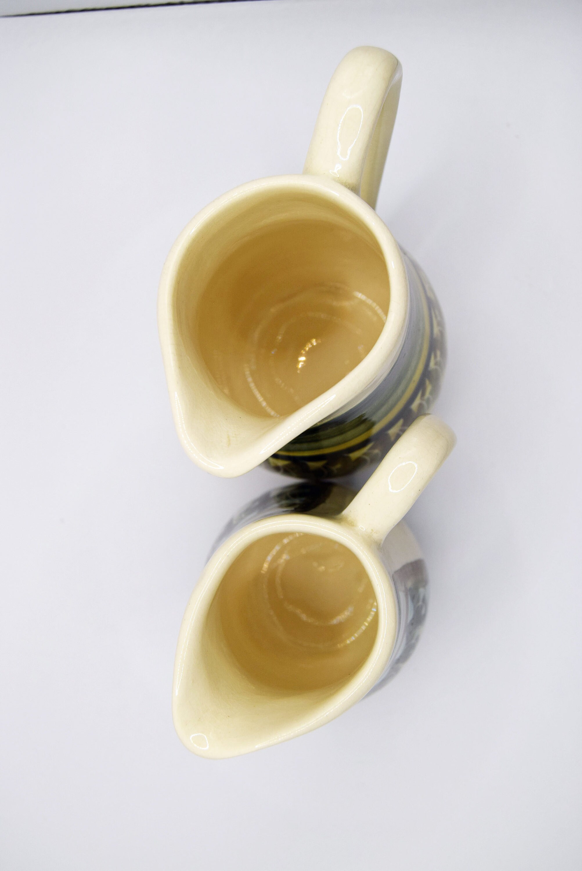 Pair of Upper Wye Studio Hand Painted Pottery Jugs - Etsy