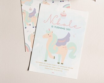 Hbd Invite Card - Etsy