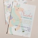 Printable Unicorn Birthday Invitation Template, Modern Unicorn HBD ...
