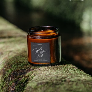 Script Font Candle Label Templates, Handwriting Font Candles Labels ...