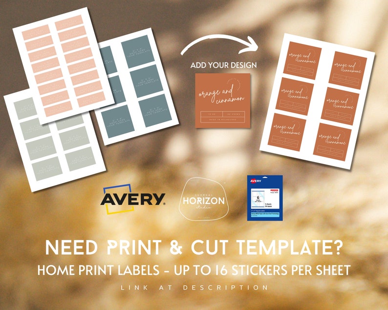 Script Font Candle Label Templates, Handwriting Font Candles Labels ...