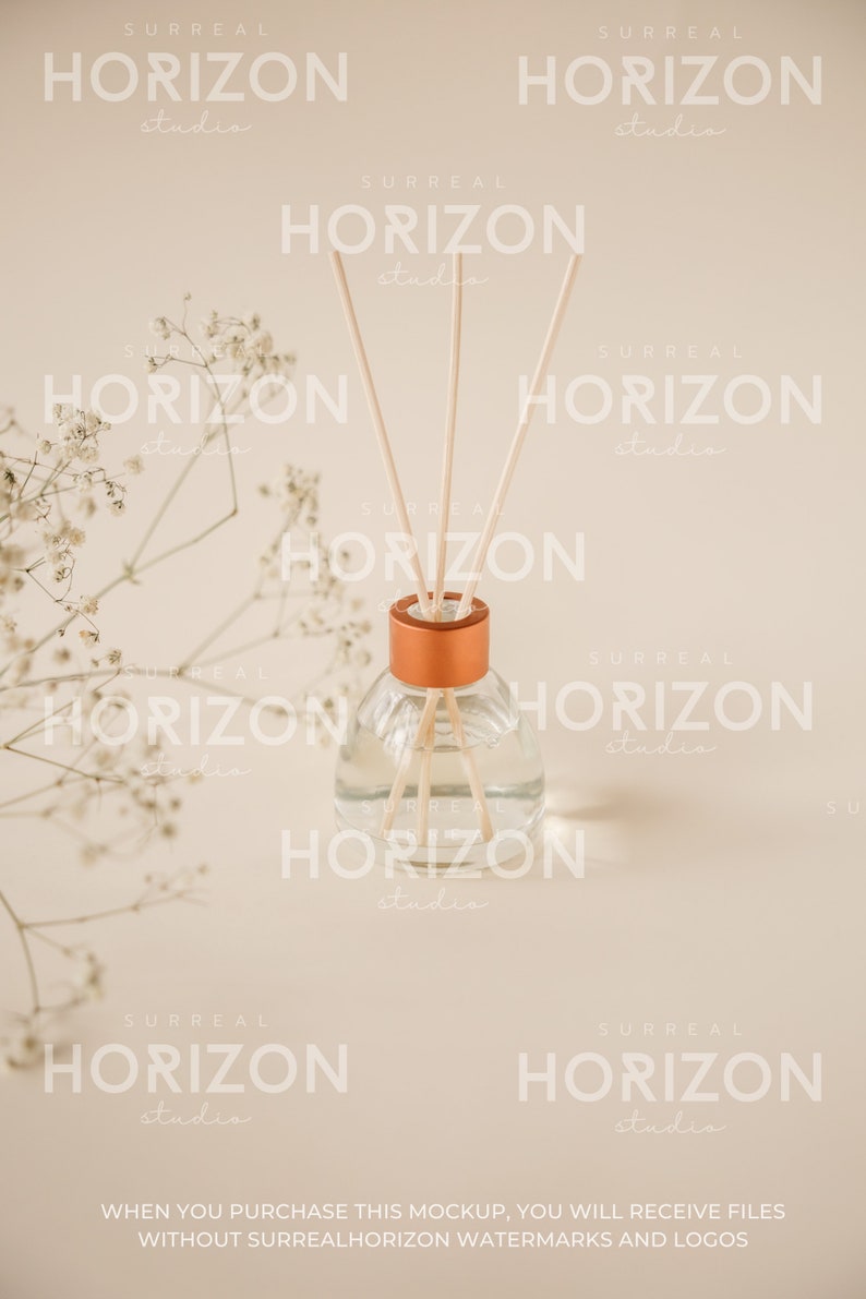 Minimal Diffuser Mockup 1:1 Ratio Oil Diffuser Label Mock Up - Etsy
