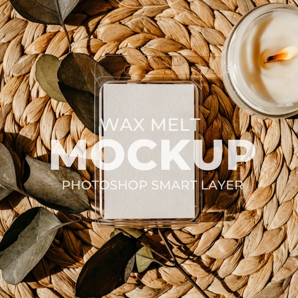 Wax Melt Label Mockup - Etsy