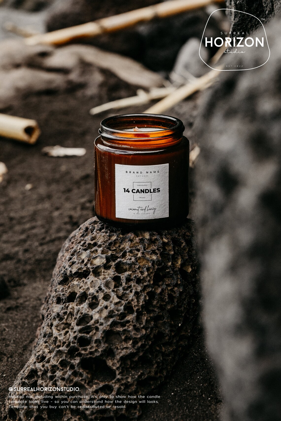 Perfect Kit of Candles Labels Template, Pre Designed Jar Label ...