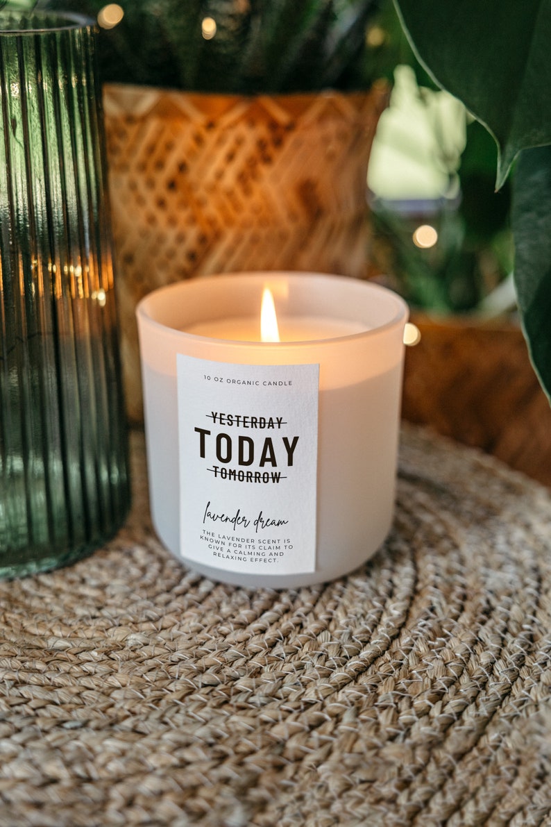 2:3 Ratio Editable Candle Sticker Mockup, Vertical Candle Labels Mock ...