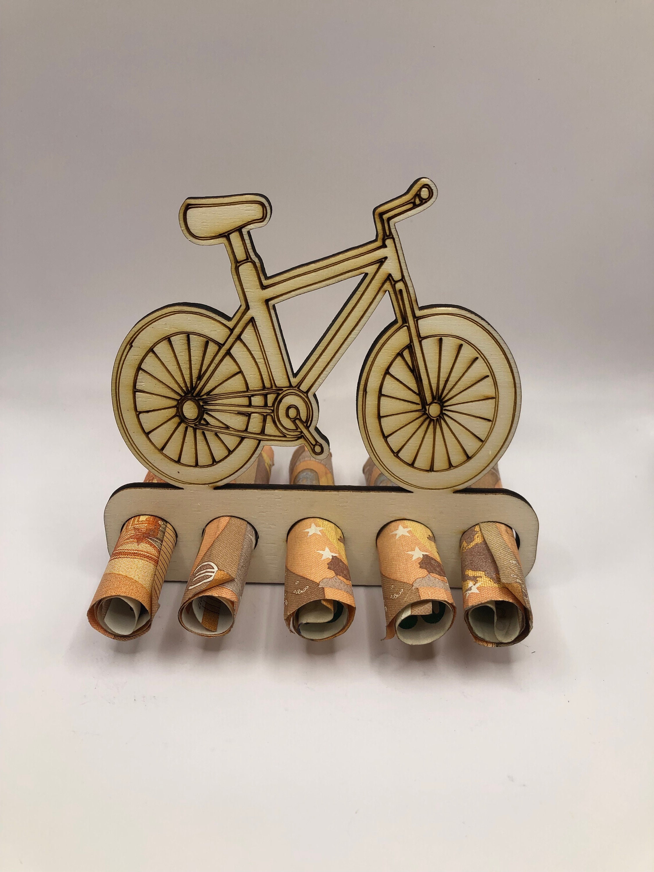 Birthday Money Gift Money Gift for Cyclists Wooden Gifts Money Gifts ...