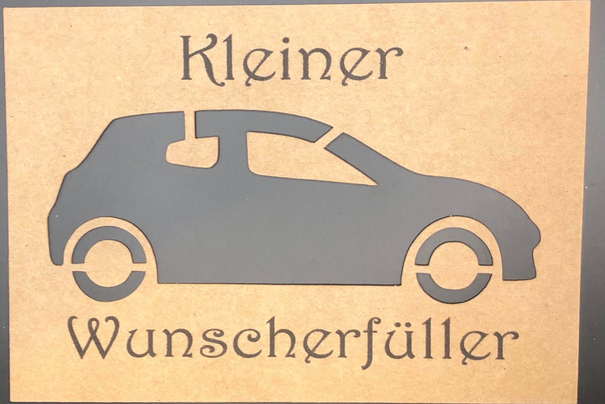 Geldgeschenk Auto Wunscherfüller Geschenk zum verschenken zum ...